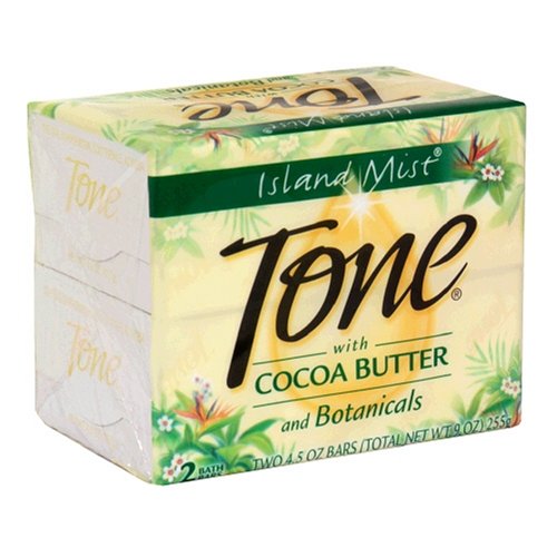 Amazon.com : Tone Bath Bars with Cocoa Butter and Botanicals, Island ...