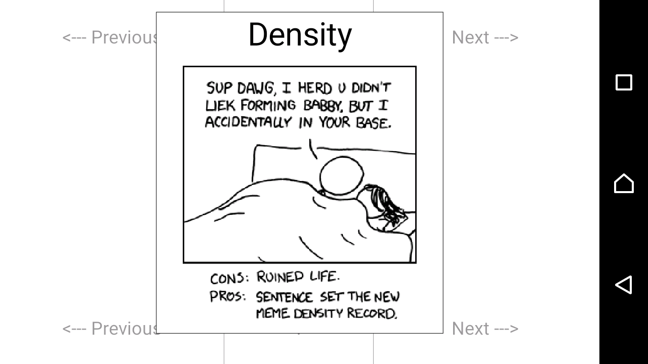 xkcd viewer - App on Amazon Appstore