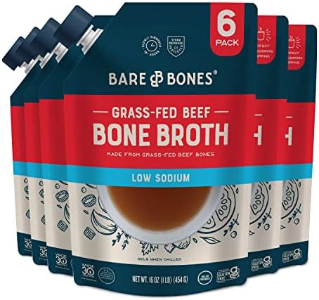 Amazon.com : Bare Bones Beef Bone Broth Instant Powdered Mix | Rich ...