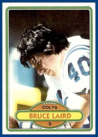 1980 Topps #447 Bruce Laird BALTIMORE COLTS American International ...