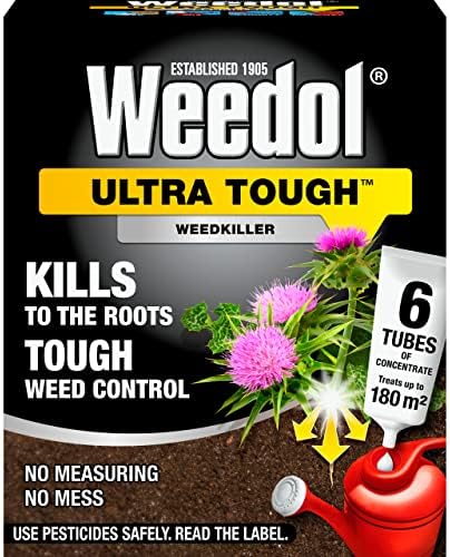 Weedol Ultra Tough WeedKiller Liquid Concentrate, 6+2 Tubes : Amazon.co ...