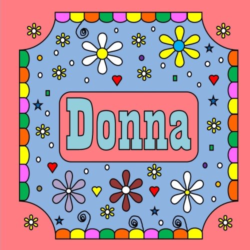 Donna: 50 Personalised Coloring Pages: Farte, Arte: 9781986869799 ...