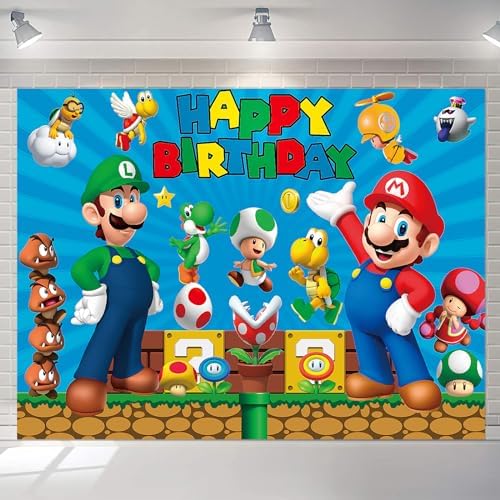Amazon.com : Jofyo 7x5ft Cute Cartoon Backdrop for Kids Birthday Party ...