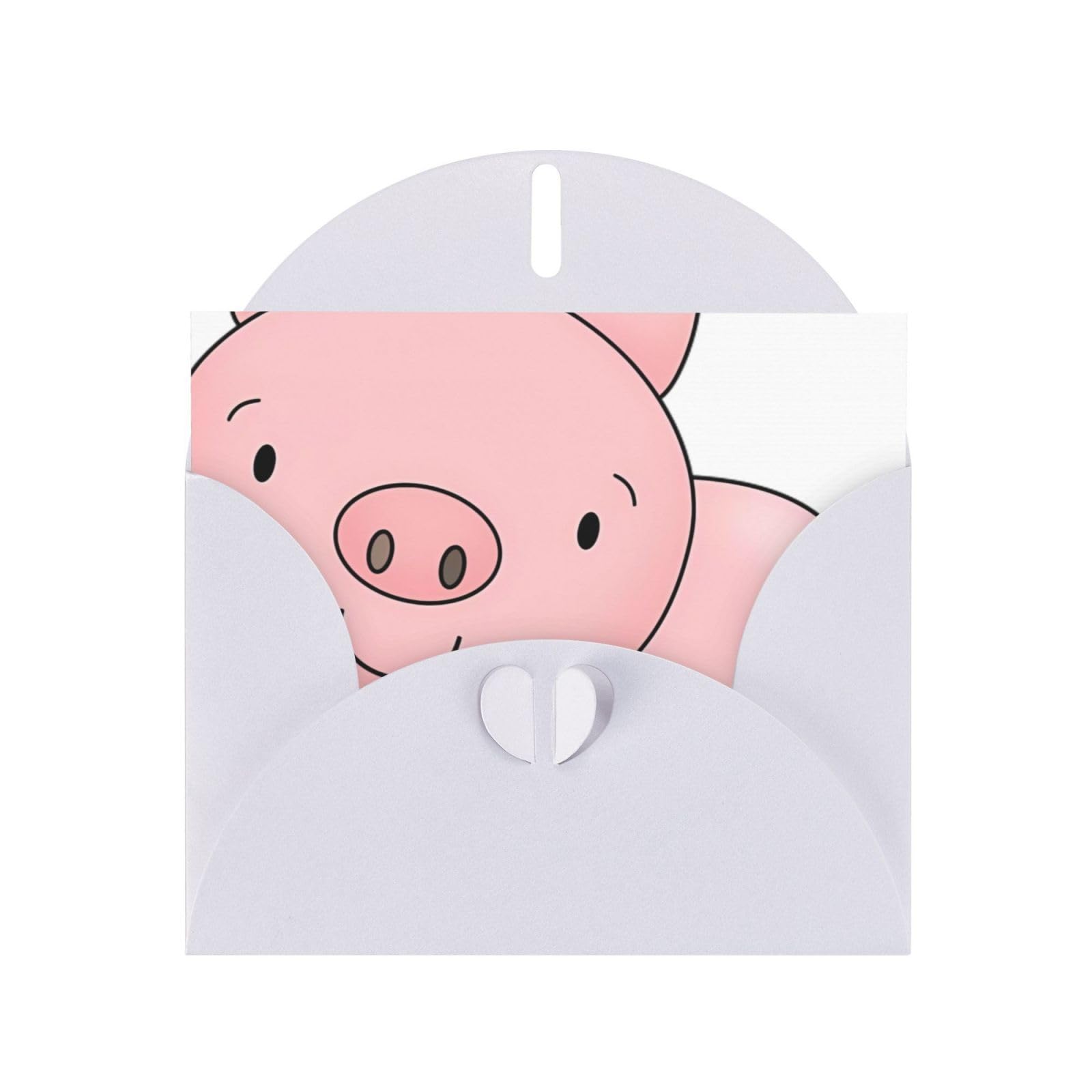 Invitaciones De Cumpleaños De Cerdo Cerdo Con Sombrero De Cumpleaños