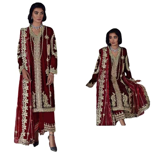 Buy Pakistani suits with heavy embroidery stylish look and beautiful ...