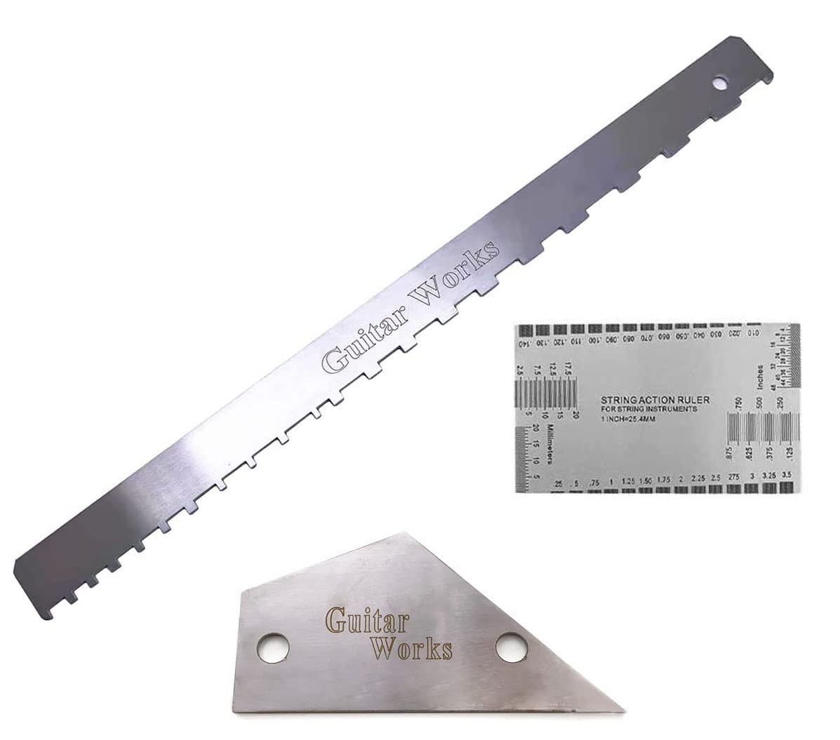 Amazon.com: TUOREN 3 Pieces Guitar Luthier Tools Set Unilateral Notched ...