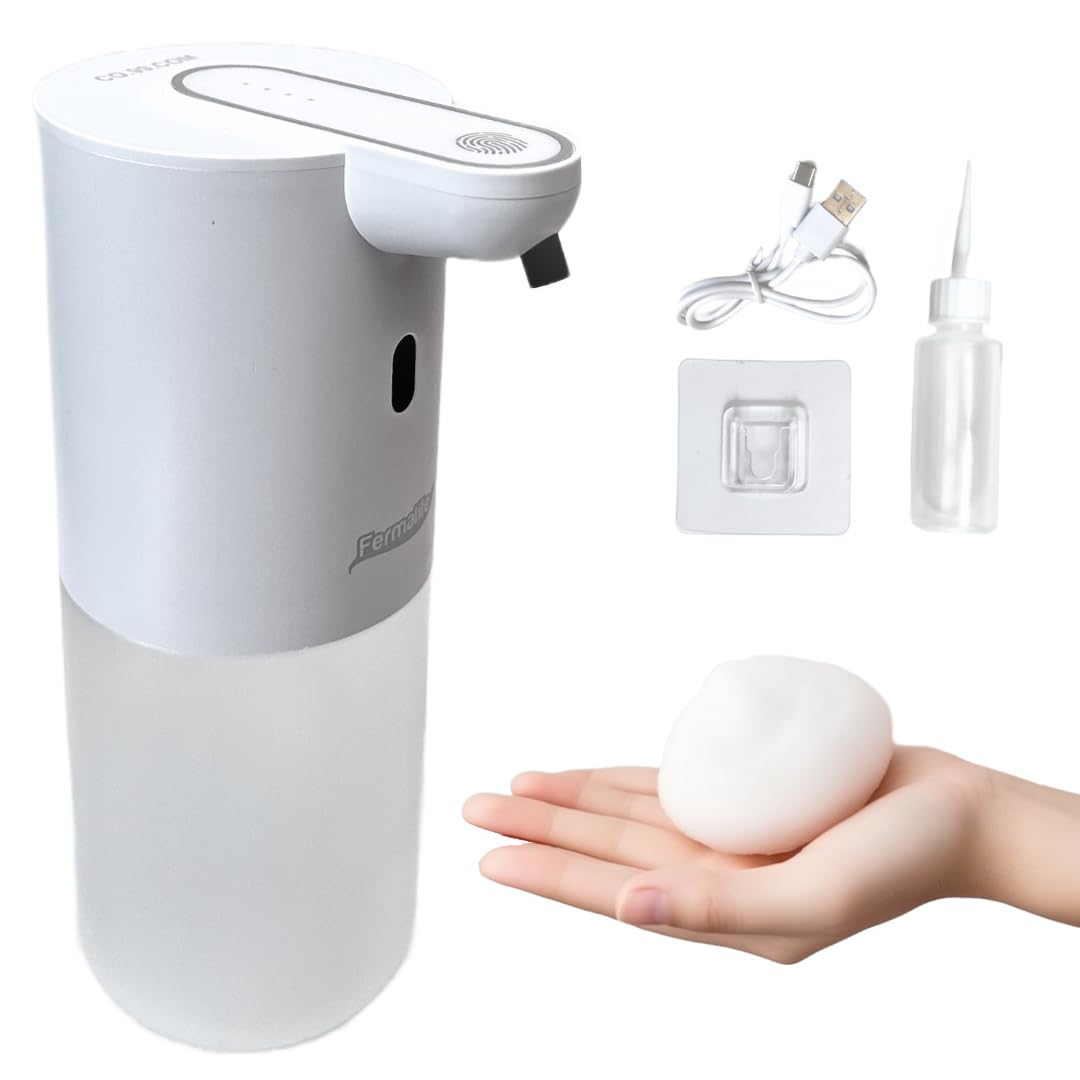 Amazon.com: FERMALIFE Automatic Foaming Soap Dispenser, Rechargeable, Touchless, Rapid Release ...