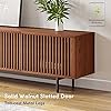 Amazon.com: POVISON Modern Media Console with Storage, 95'' Solid Wood ...