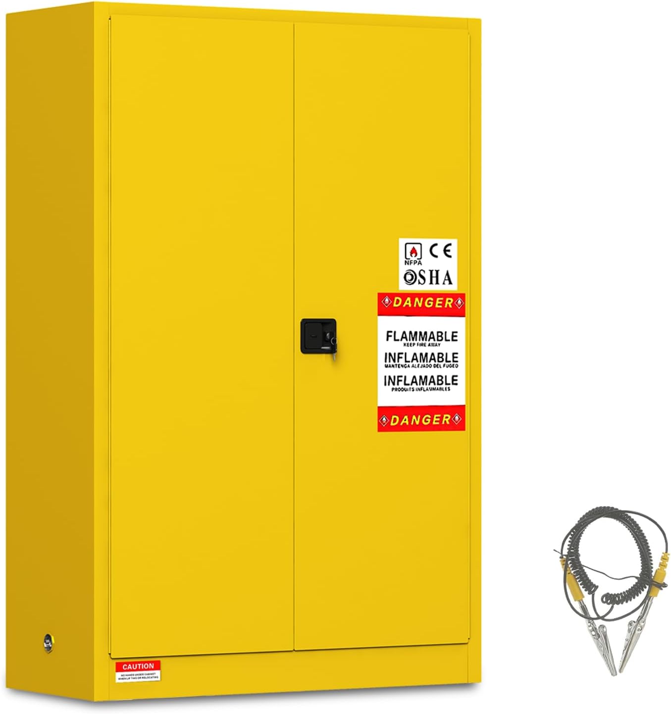 Amazon.com: BUTISOW Flammable Storage Cabinet, Steel 45 Gal Flammable ...