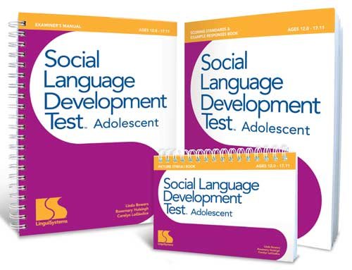 Social Language Development Test Adolescent: Rosemary Huisingh Linda ...