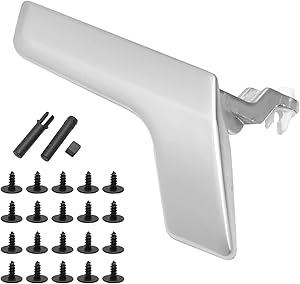 Amazon.com: Aynaxcol Left Driver Side Matte Silver Inside Interior Door ...
