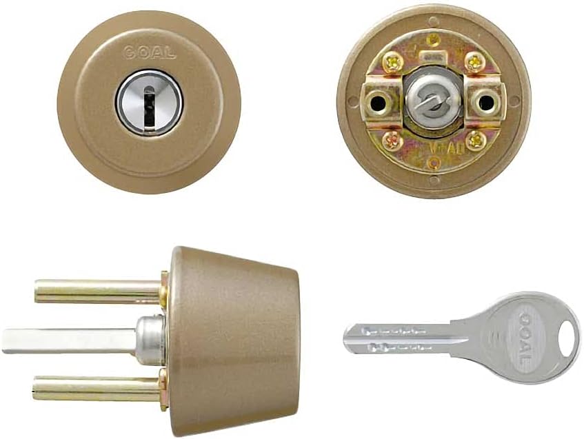 Amazon | GOAL ゴール AD用 V18 交換シリンダー アンバー塗装 GCY-226 | 補助錠・錠前