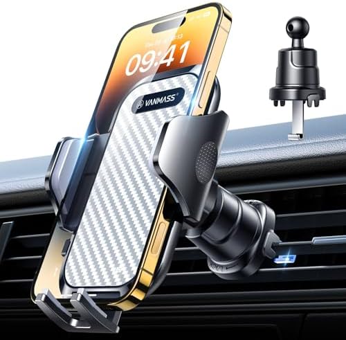 Amazon.com: VANMASS Car Phone Holder Mount 2025 Upgraded [Patent Steel ...