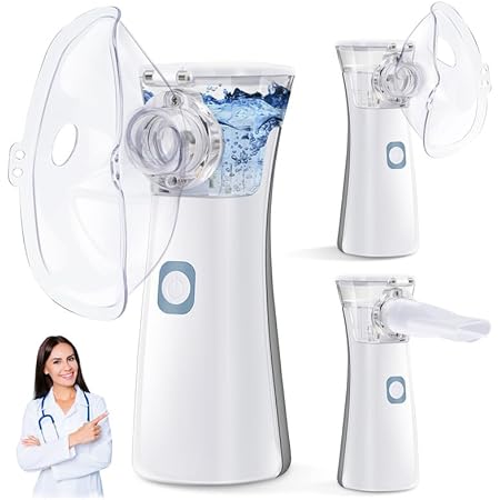 Amazon.com: Portable Nebulizer, VCBB Handheld Mesh Nebulizer for Adults ...