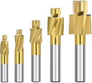 Amazon.co.jp: WZFC Pilot Slotting Tool Bit Counterhead End Mill High ...