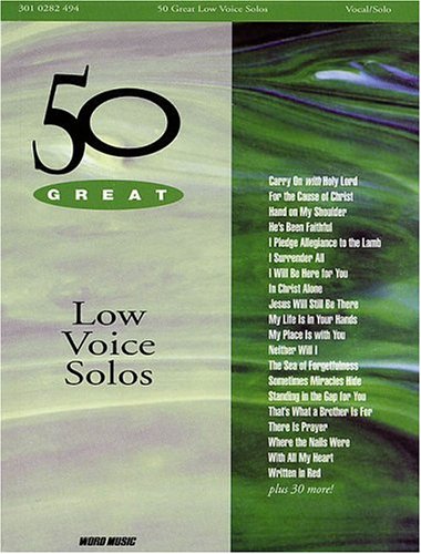50 Great Low Voice Solos: Bryce Inman: 9780634038983: Amazon.com: Books