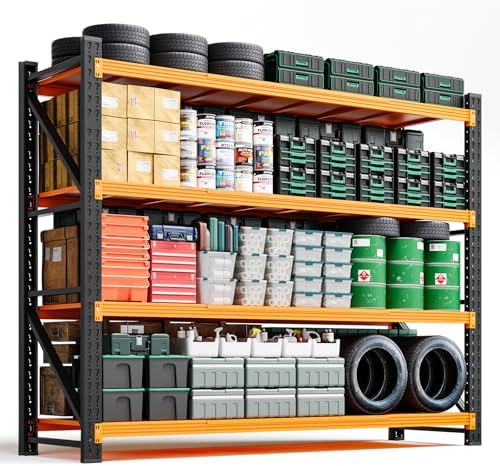 Amazon.com: Letaya 6000LBS Heavy Duty Storage Shelves,79" H Metal ...