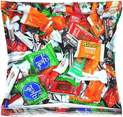 Amazon.com: Milk Chocolate Assortment, Christmas Candy Variety Bag (16 ...