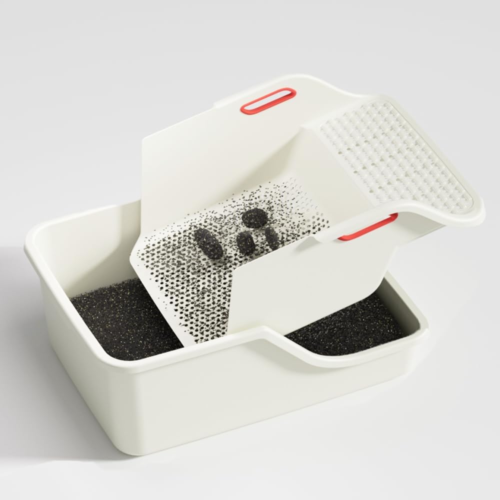 Amazon.com: Mr. Catman Mr Catman Cat Sifting Litter Box for Pine ...