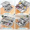 Amazon.com : Multi Level Smart Drawer Organizer, 3 Tier Drawer ...