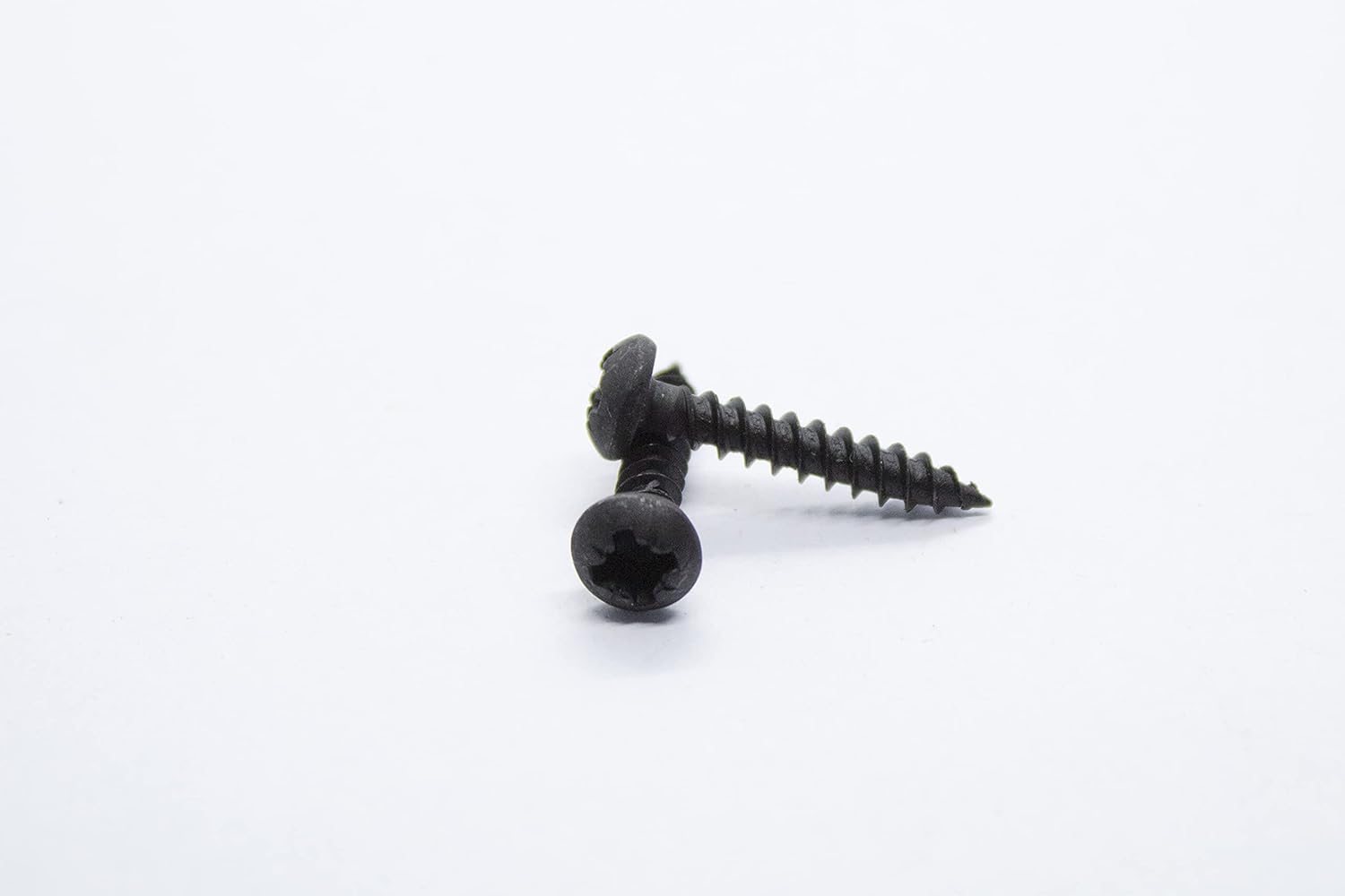 4x16mm (8x5/8) BLACK WOOD SCREW POZI SCREW ROUND HEAD BLACKJAX ...