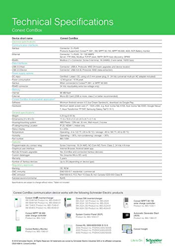 Schneider Electric Conext ComBox Communications Device - Want It All