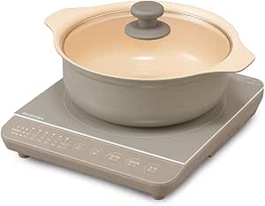 Amazon | アイリスオーヤマ IHコンロ1400W鍋セット IHKP-T39124-T ブラウン | アイリスオーヤマ(IRIS OHYAMA) | 卓上IHクッキングヒーター 通販