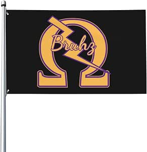 Amazon.com : 1911 Omega Que Dog Roo Nasty Dawg Psi Phi Us Flag Outdoor ...