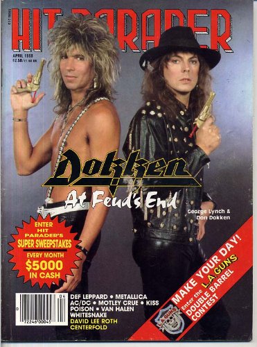 Hit Parader Magazine DOKKEN Scorpions GEORGE LYNCH Doro Pesch DAVID LEE ...