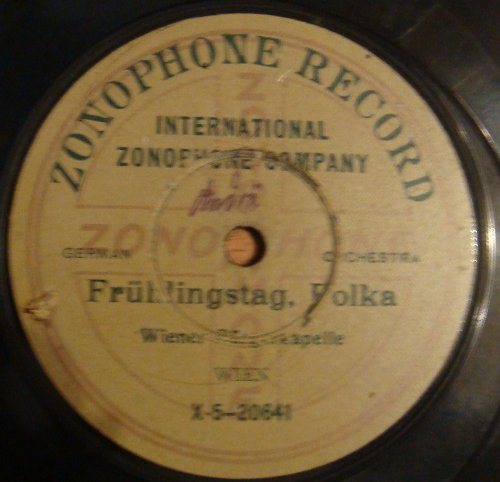Zonophone International Vintage: 78 RPM Record: Grazer Landter ...