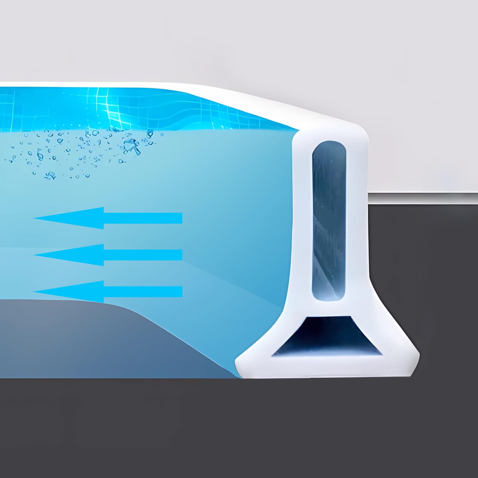 78 Inch Collapsible Shower Water Dam,Shower Stopper Barrier and ...