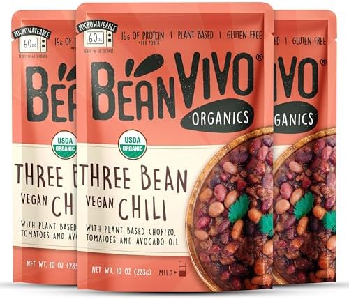 Amazon.com: The Good Bean Heat and Eat Microwaveable Pouch - Mexicali ...