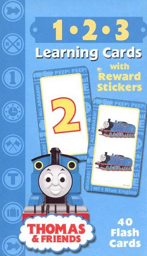 Thomas Tank Engine Learning Cards 123 With Stickers: Amazon.co.uk ...