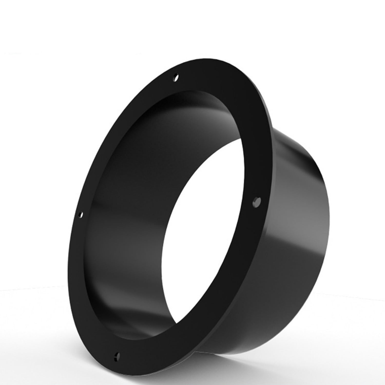 Buy 3" Duct Connector Flange Inlet Fitting,Plastic Straight Pipe Flange ...