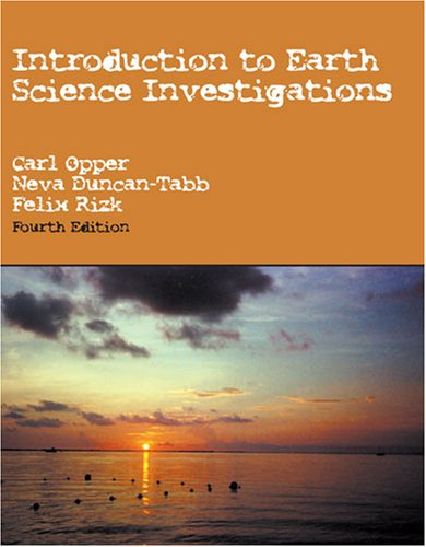 Amazon.com: INTRODUCTION TO EARTH SCIENCE INVESTIGATIONS: 9780757538780 ...