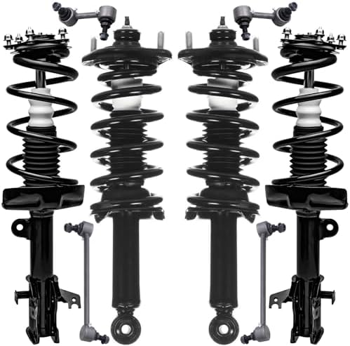 Amazon.com: Detroit Axle - 8pc Front Rear Struts Sway Bars for 2012 ...