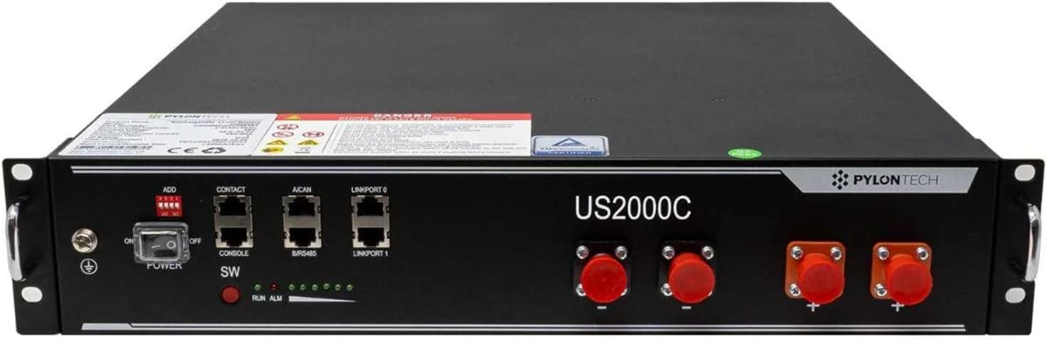 Pylontech US2000C Lithium Ion Battery 2.4kWh 48V By Voltacon Solar Off ...