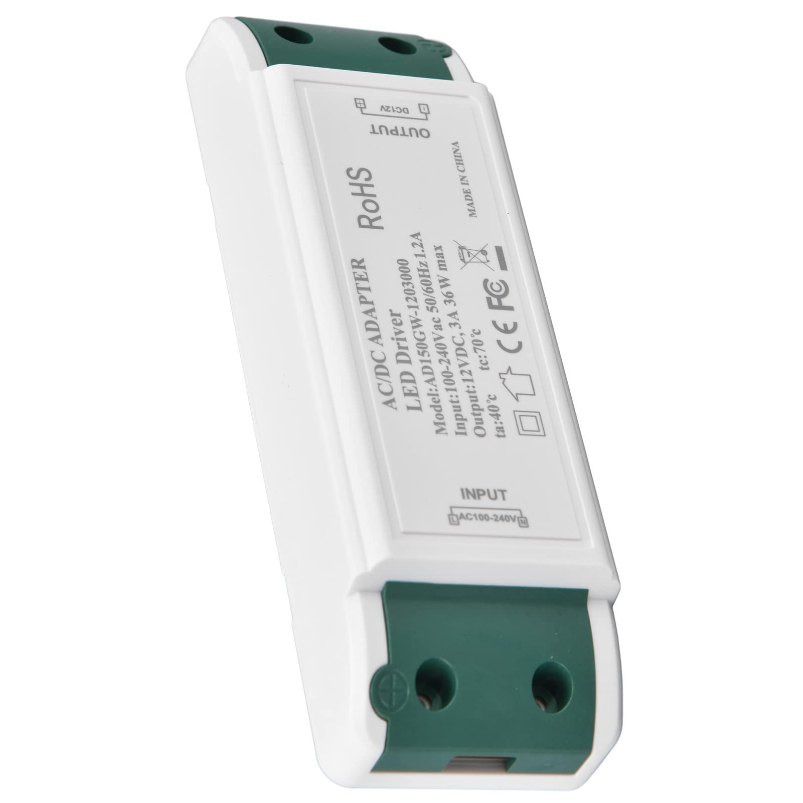 Constant Current Led Driver 12V 3A 36W LED Driver Transformer 120V AC ...