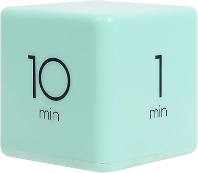 Amazon.com: mooas Cube Timer (Mint), Flip Timer Productivity Timer ...