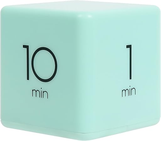 Amazon.com: mooas Cube Timer (Mint), Flip Timer Productivity Timer ...