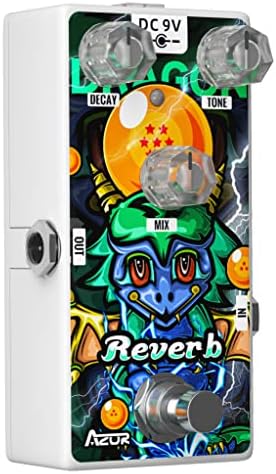 Amazon.com: AZOR Reverb Guitar Pedal for Pedal Boards, Mini Vintage ...