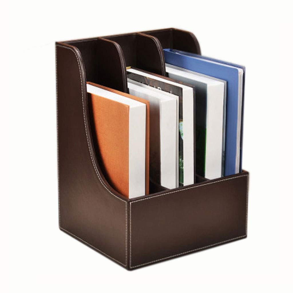 Buy Desk File Holder Three-tier Desktop Folder Rack Magazine Rack ...