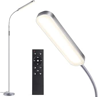 OUTON LED Floor Lamp 15W 1500LM, Dimmable Adjustable Modern Standing ...
