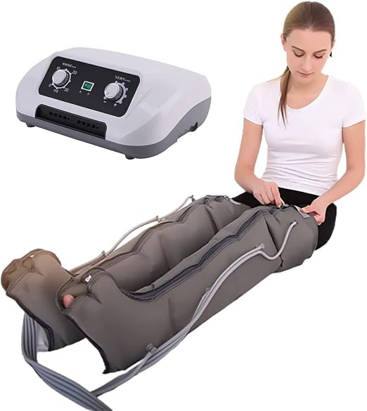 USMEI Electric Air Pressure Leg Massager, Lymphatic Drainage Leg ...
