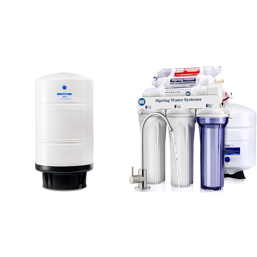 iSpring T20M 20 Gallon Pre-Pressurized Tank for Reverse Osmosis (RO ...