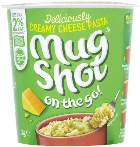 Mug Shot On The Go Creamy Cheese Pasta 68g : Amazon.co.uk: Grocery