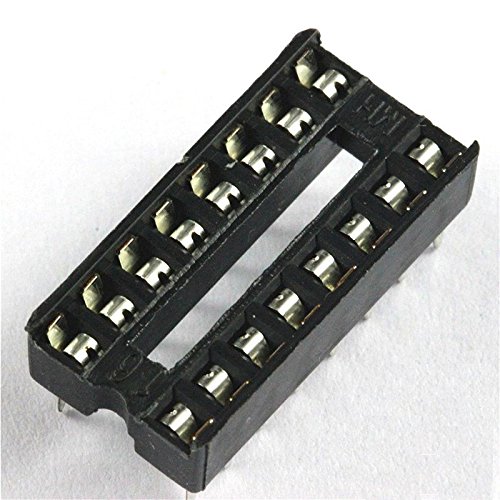 A2Z Quality 20PCS 16-Pin 16pins DIL DIP IC Socket PCB Mount Connector ...
