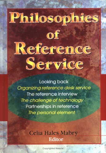 Amazon.com: Philosophies of Reference Service: 9780789003713: Katz ...
