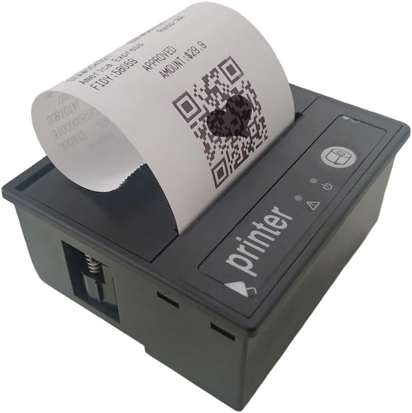 Amazon.com: HUIOP Thermal Receipt Printer,Embedded Thermal Receipt ...