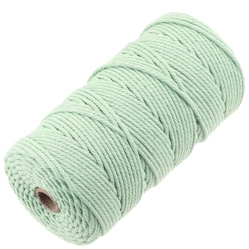 GOHOF Macrame Cord 3mm x 150m Premium Cotton Macrame Rope, 4 Strand ...